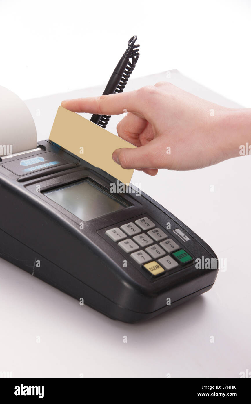 Card with pos hi-res stock photography and images - Alamy