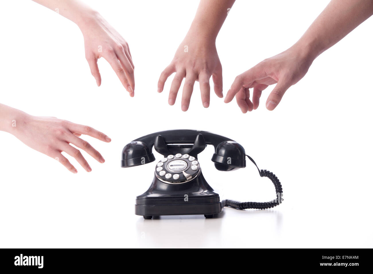 Four hands moving hi-res stock photography and images - Alamy