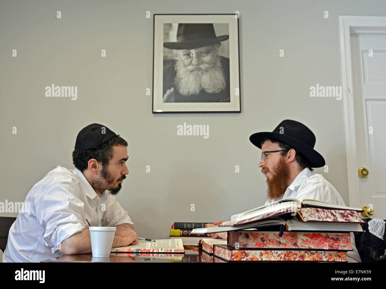Orthodox Jews Temple Religious Study High Resolution Stock Photography ...