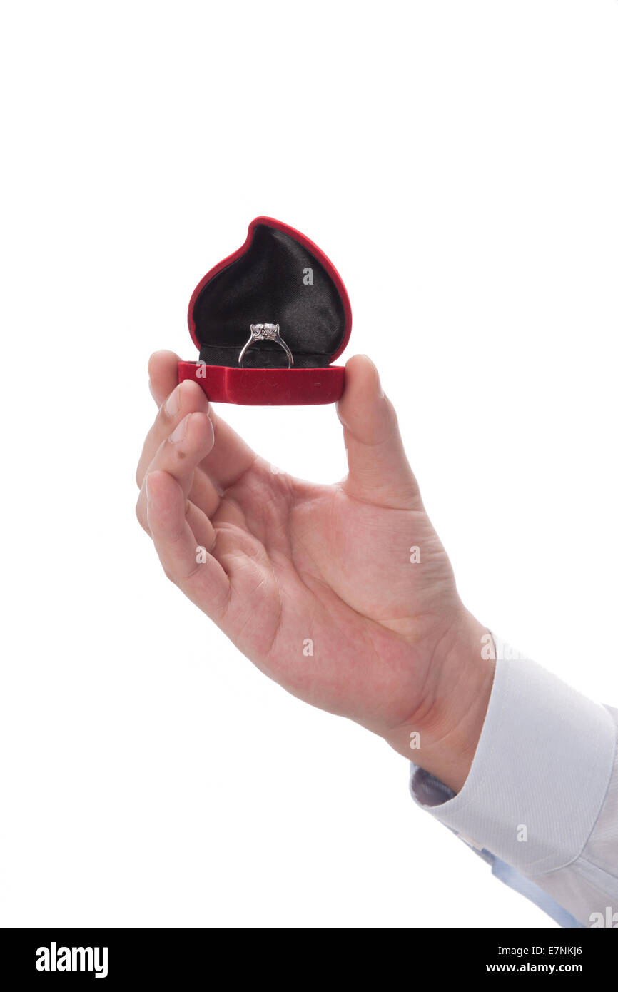 Man holding ring Stock Photo - Alamy
