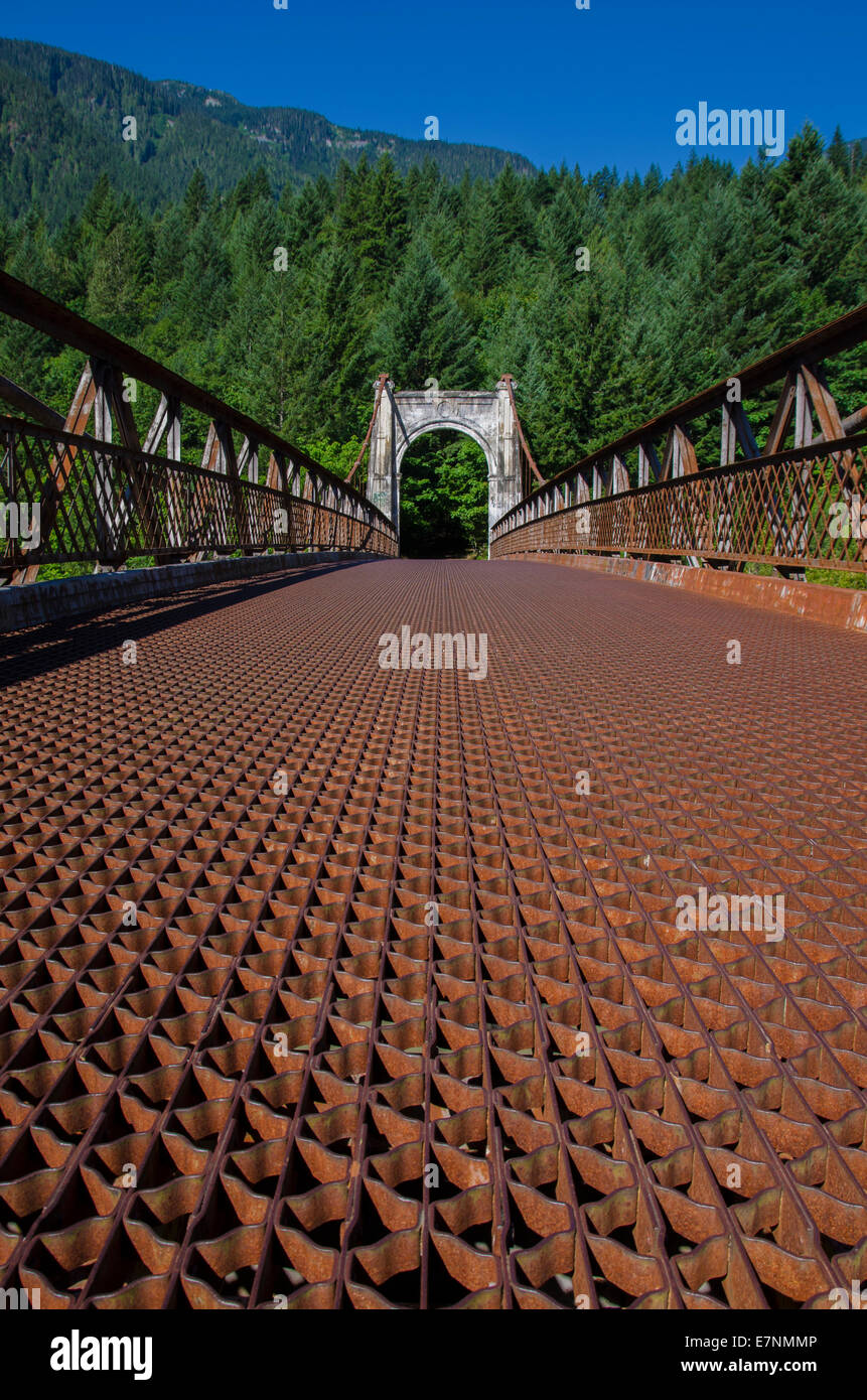 Alexandra bridge, British Columbia, Canada Stock Photo - Alamy