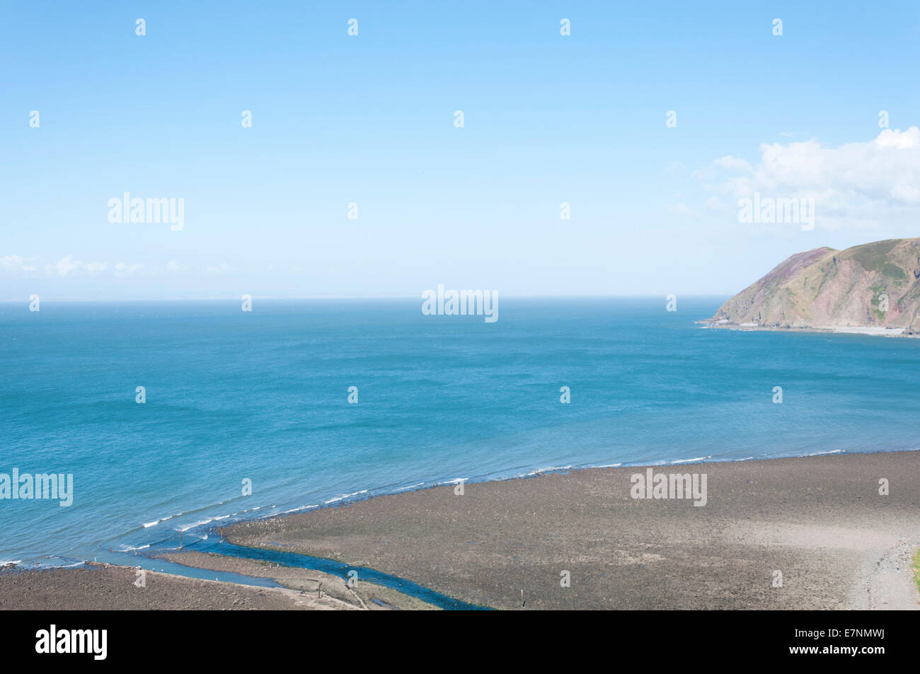 North Devon coastline at Lynmouth Stock Photo - Alamy