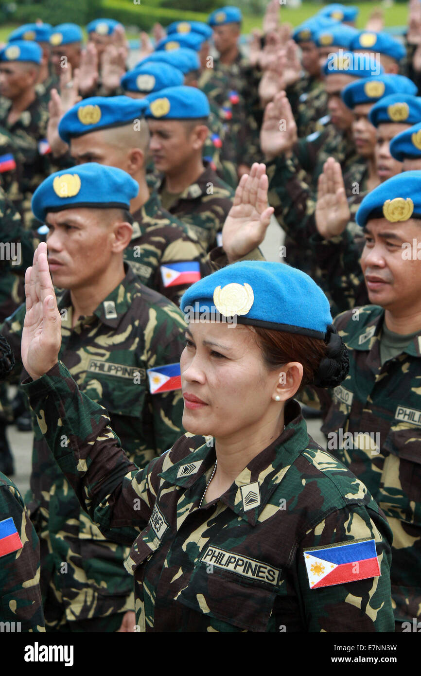 Pasay City, Philippines. 22nd Sep, 2014. Soldiers of Armed Forces of ...