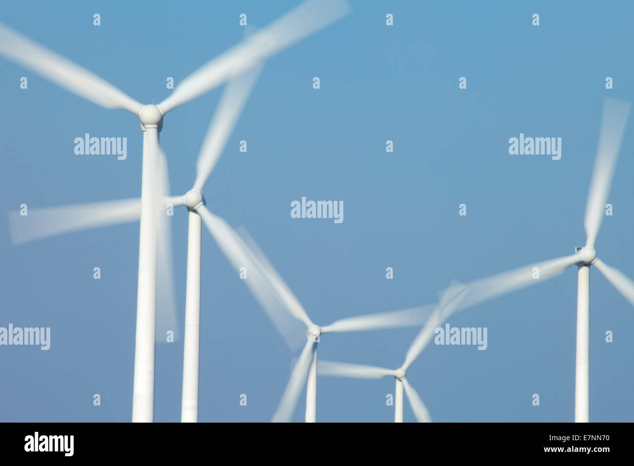 Close-up of windmills Stock Photo - Alamy