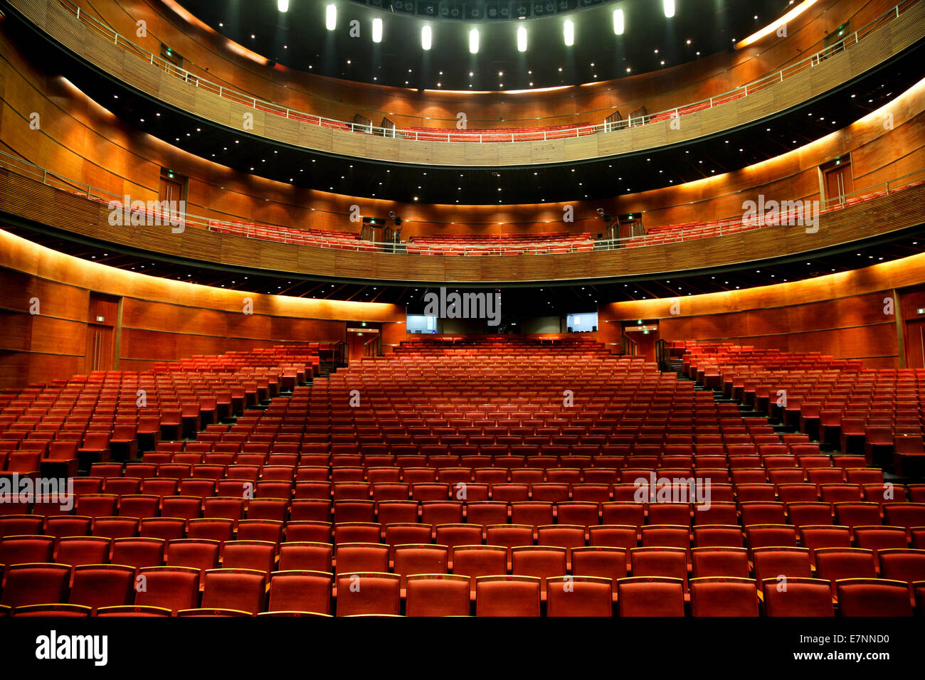 Interior of empty theatre Stock Photo - Alamy