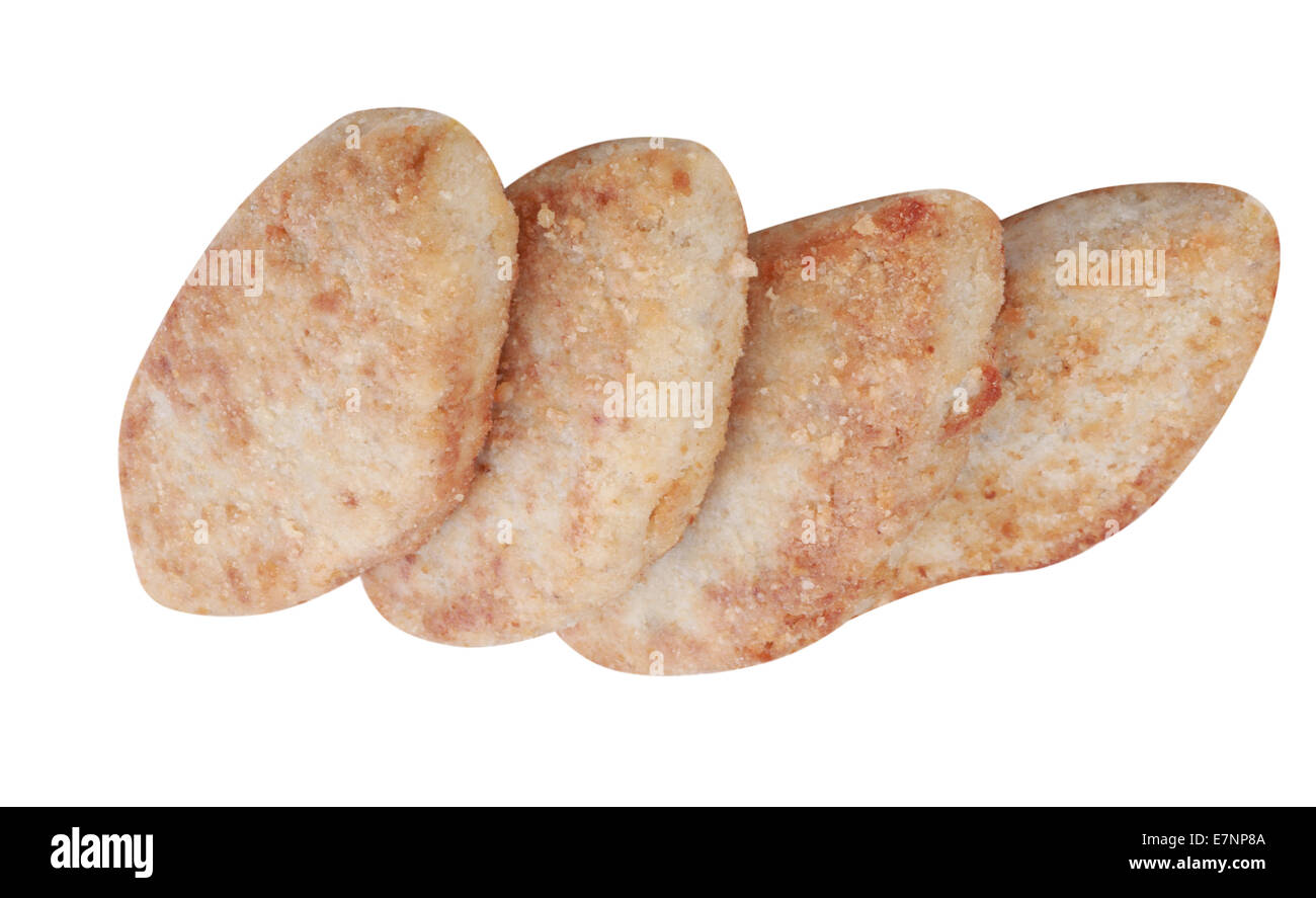 Four Cutlet Isolated Stock Photo - Alamy