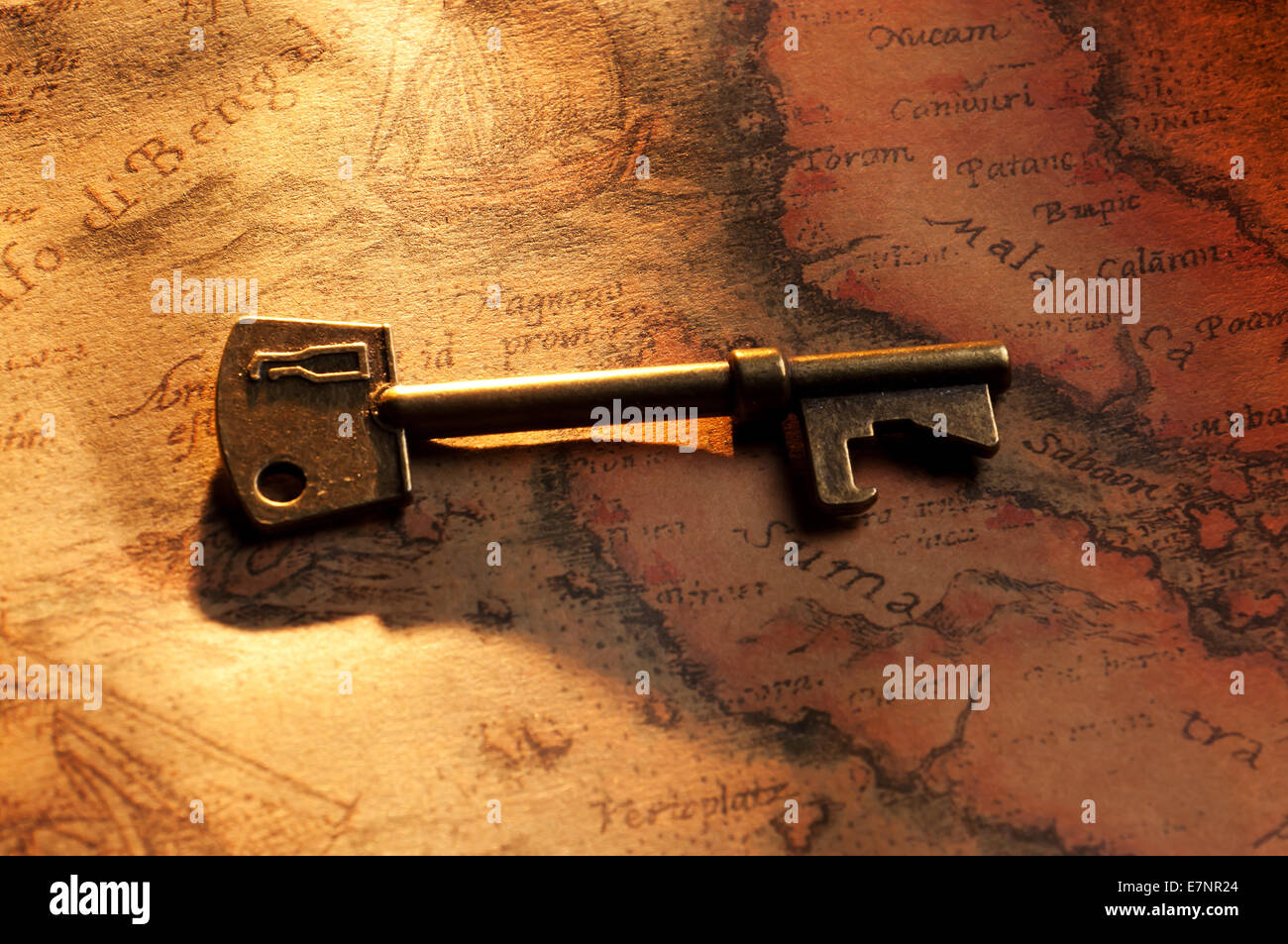 Close-up of key Stock Photo - Alamy