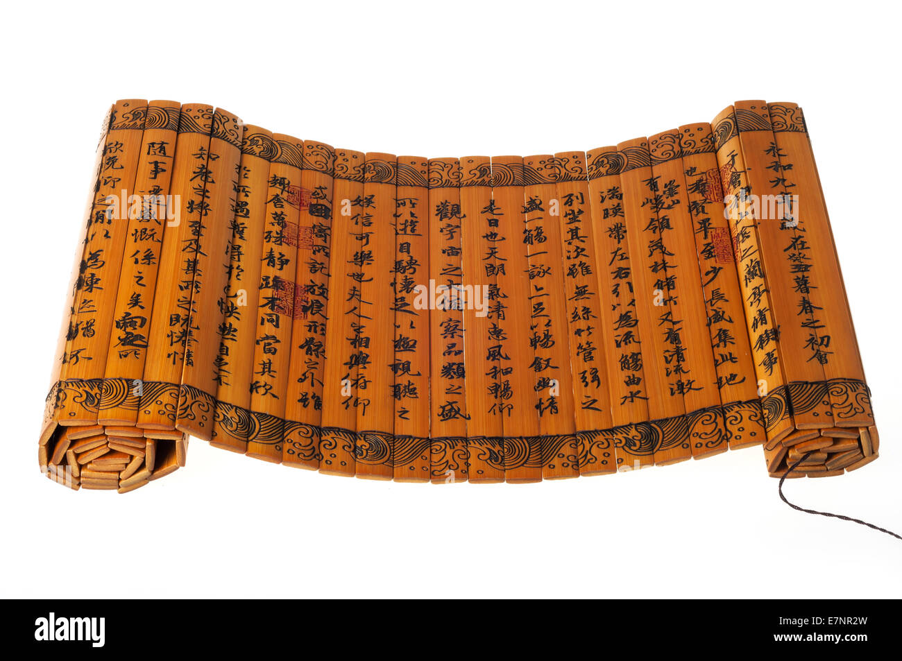 Bamboo scroll china hi-res stock photography and images - Alamy