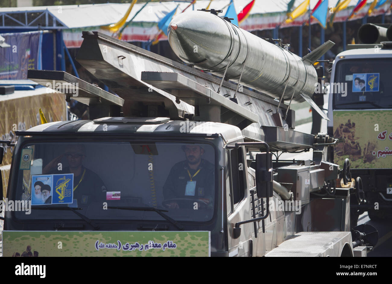 Zelzal missile hi-res stock photography and images - Alamy