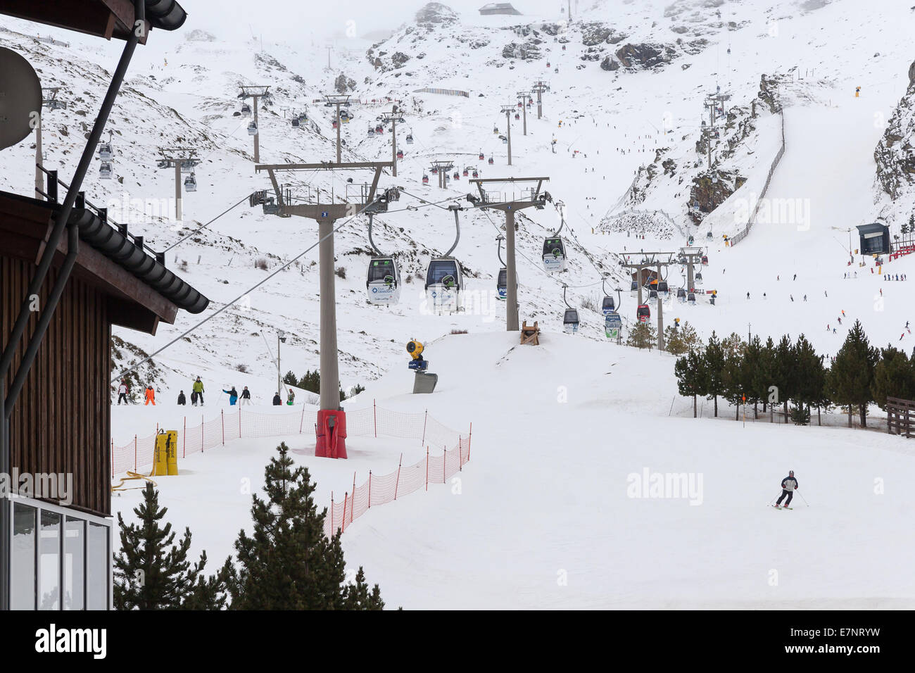 Sierra Nevada Spain Ski resort Stock Photo - Alamy