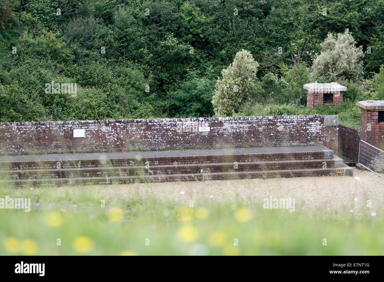 Fort Nelson - firing steps allowing infantry to fire down onto ...