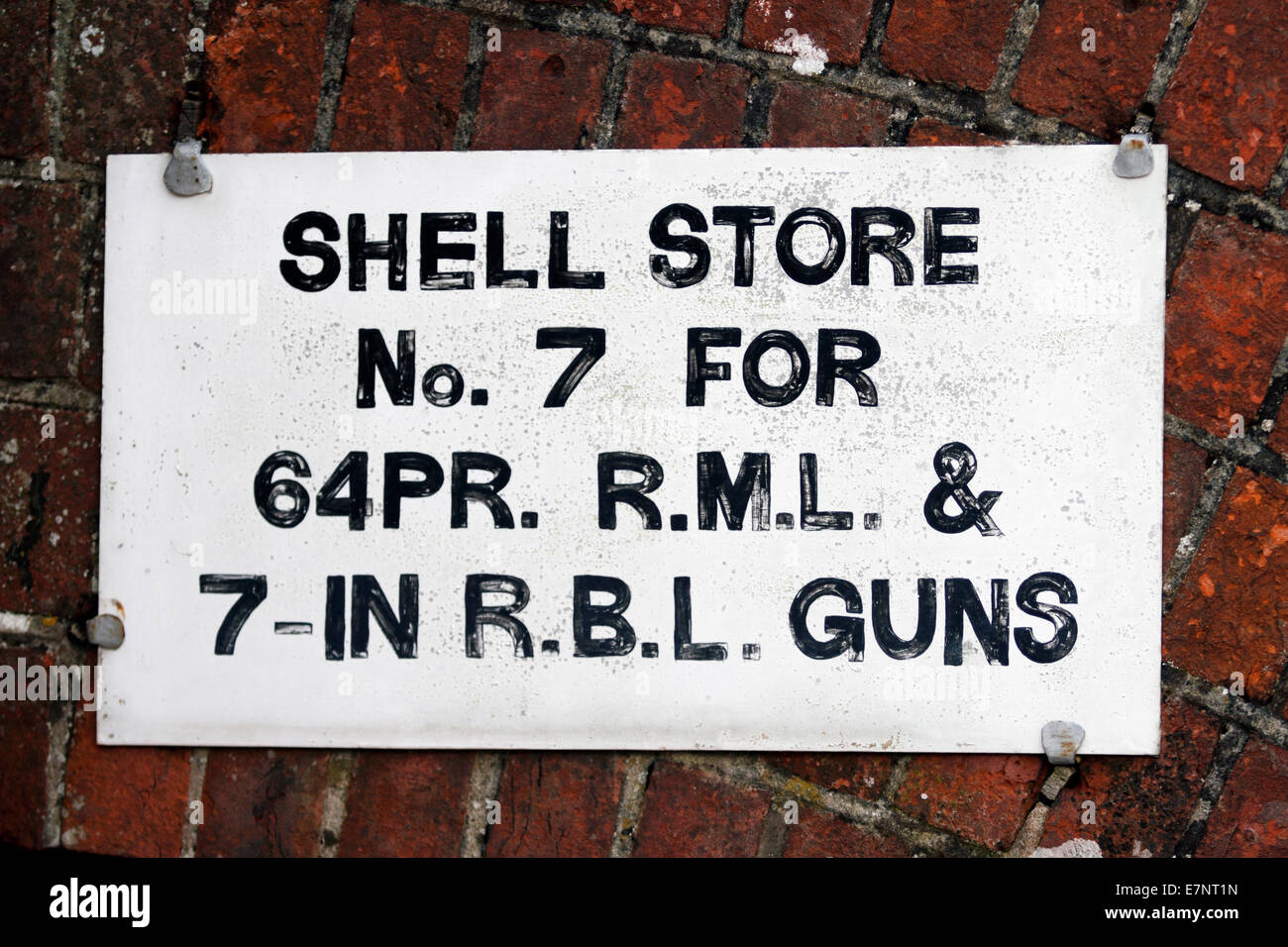 Shell store no. 7 for 64 pdr RML and 7 inch RBL Guns Fort Nelson Stock ...