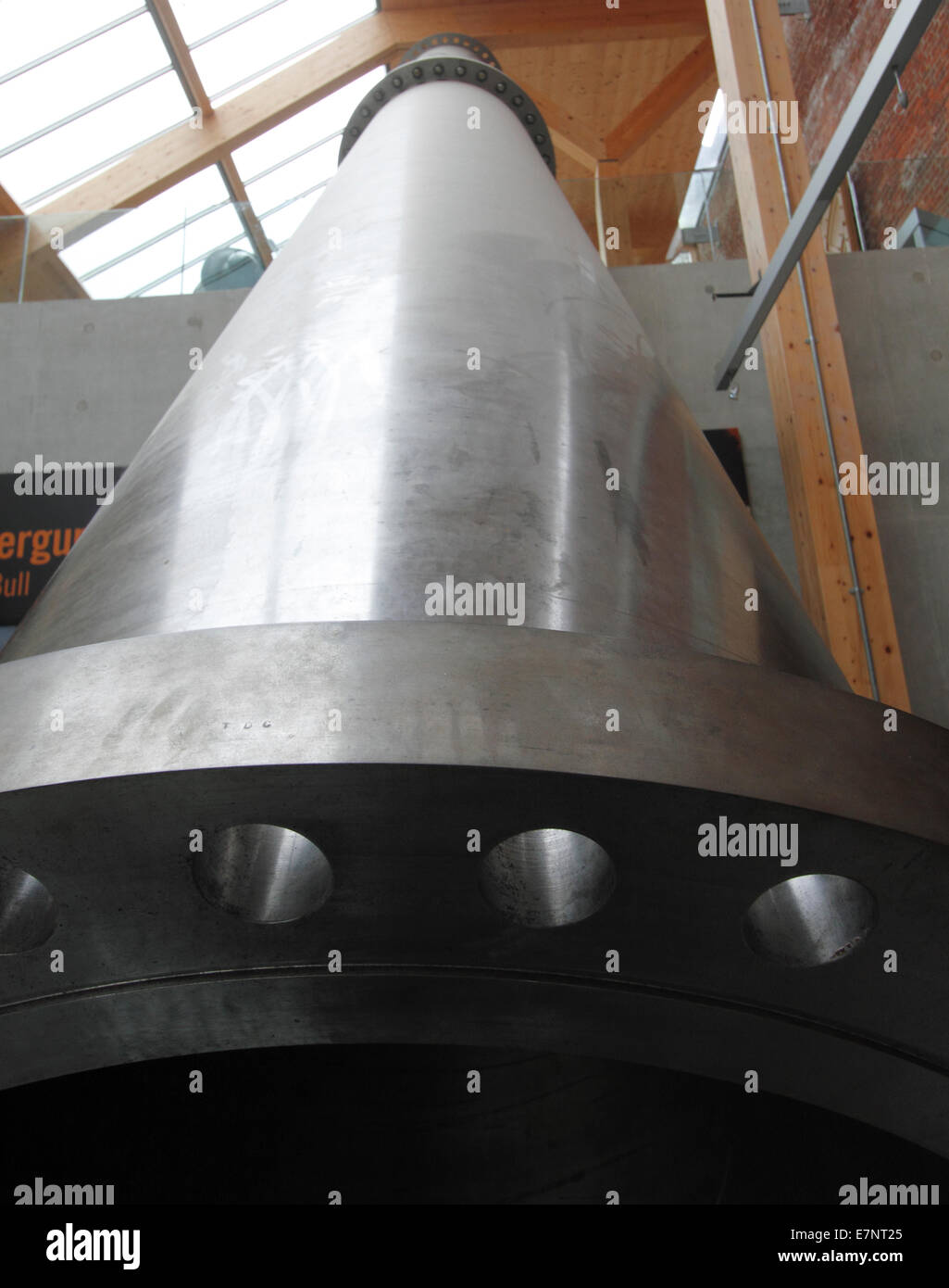 Part of the barrel of the so-called Iraqi Supergun Project Babylon was ...