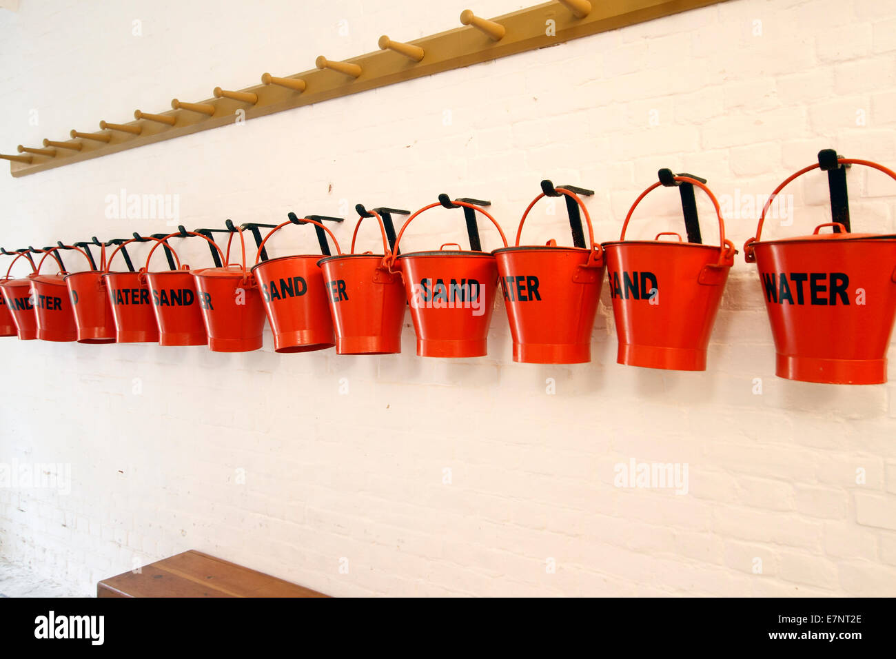 Fire sand buckets hi-res stock photography and images - Alamy