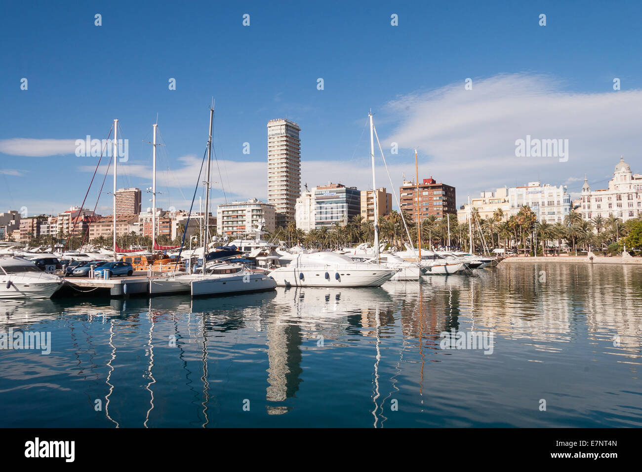 Harbour of Alicante, Spain Stock Photo - Alamy