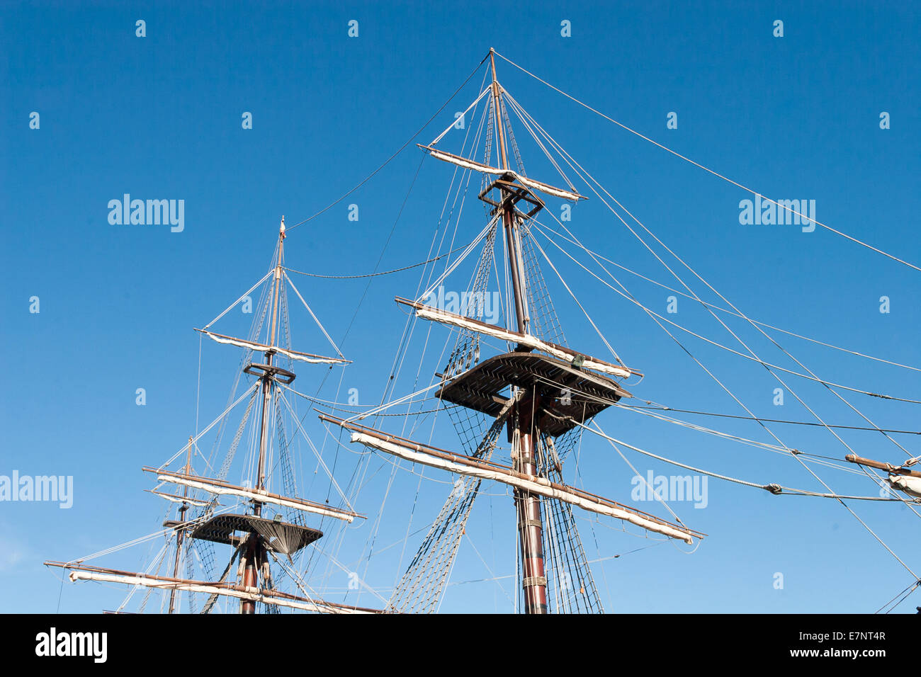 Old ship mast Stock Photo - Alamy