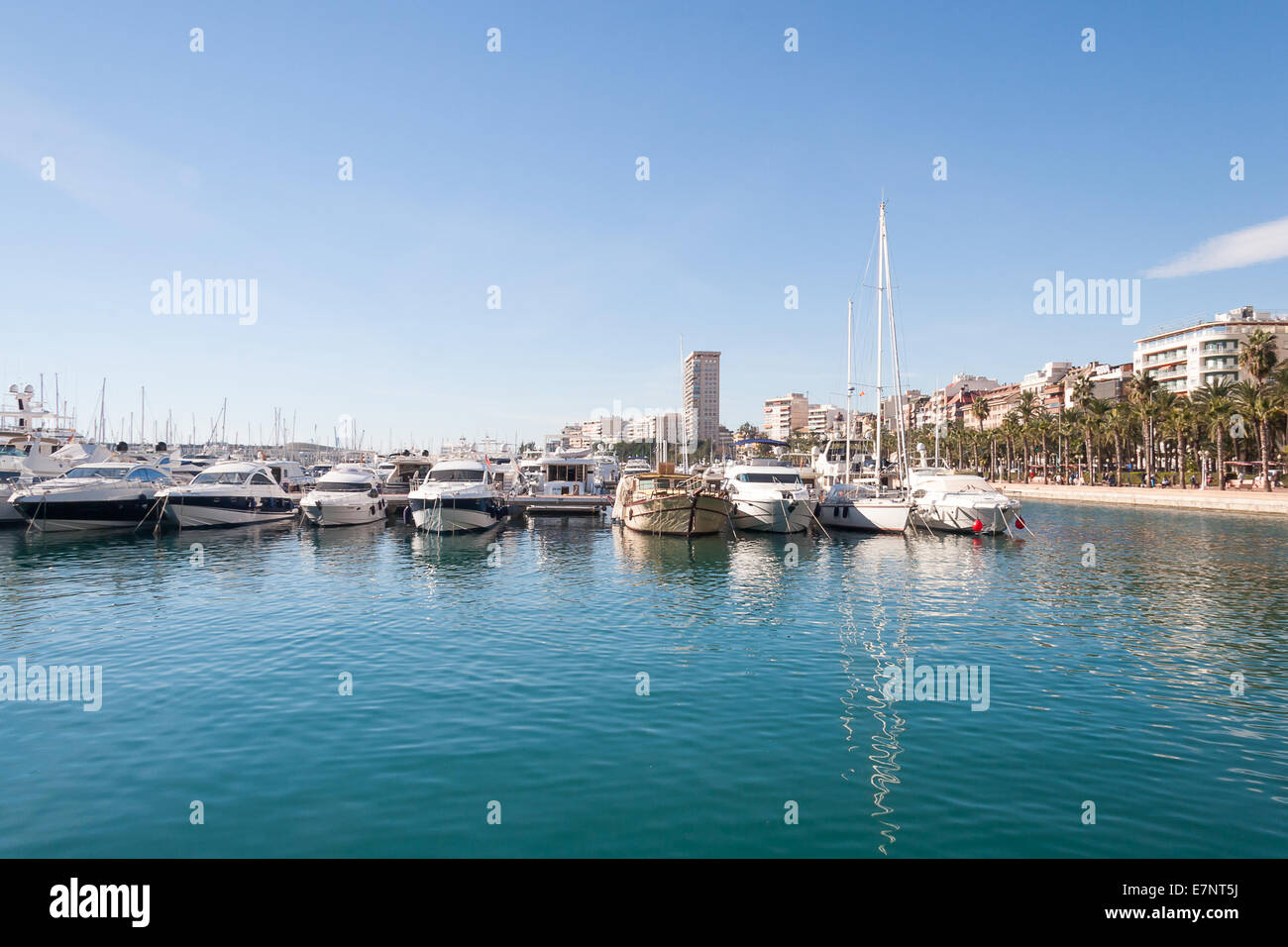 Harbour of Alicante, Spain Stock Photo - Alamy