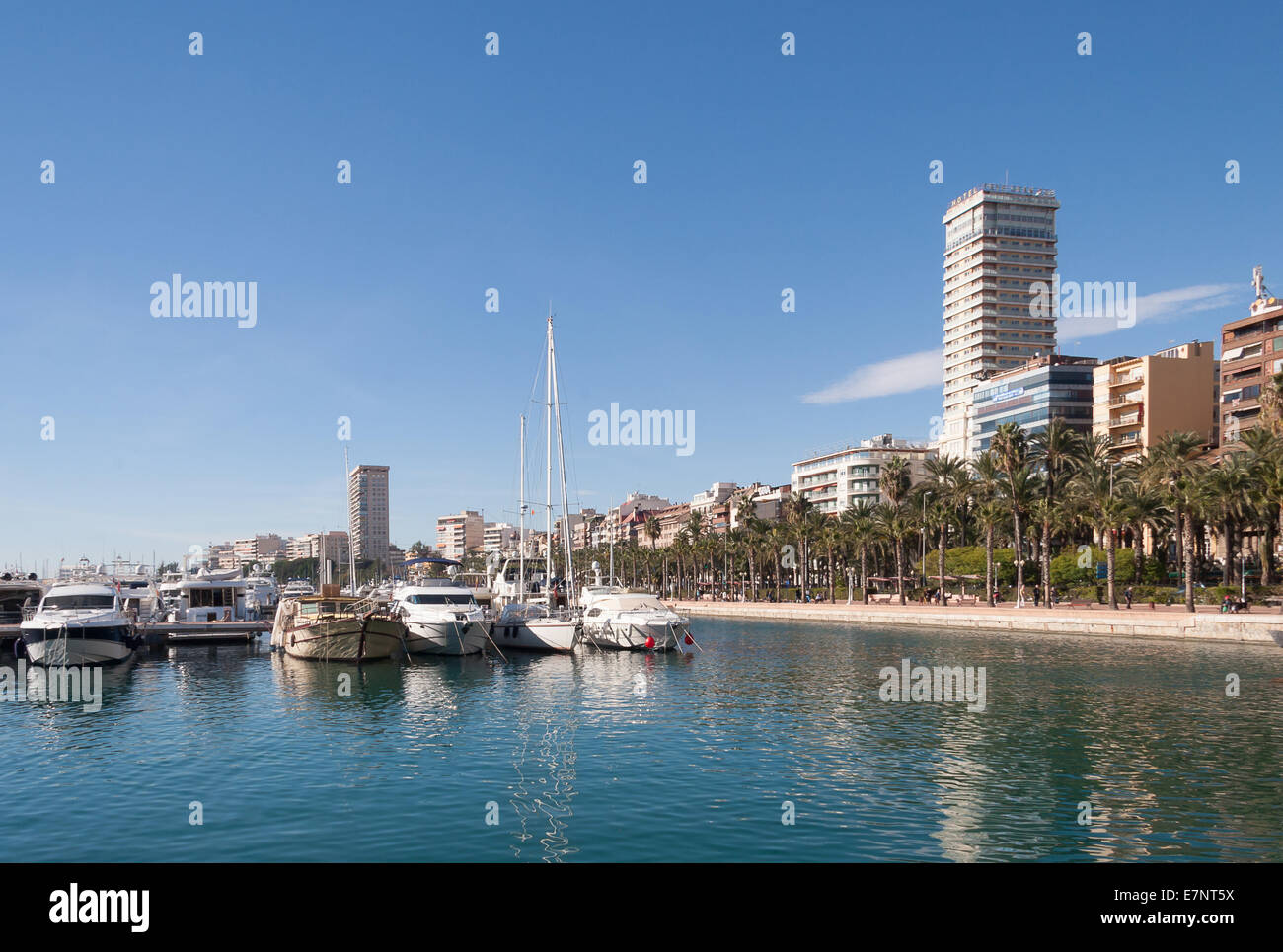 Harbour of Alicante, Spain Stock Photo - Alamy
