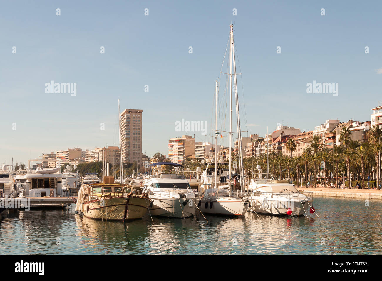 Harbour of Alicante, Spain Stock Photo - Alamy