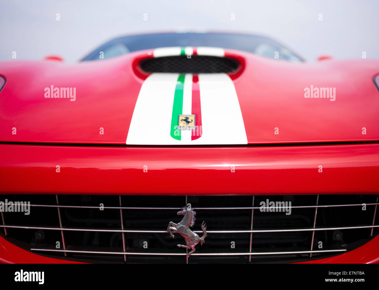 Ferrari Dino 308 GT4 front end abstract. Selective Focus Stock Photo ...