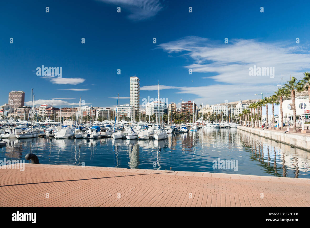 Harbour of Alicante, Spain Stock Photo - Alamy