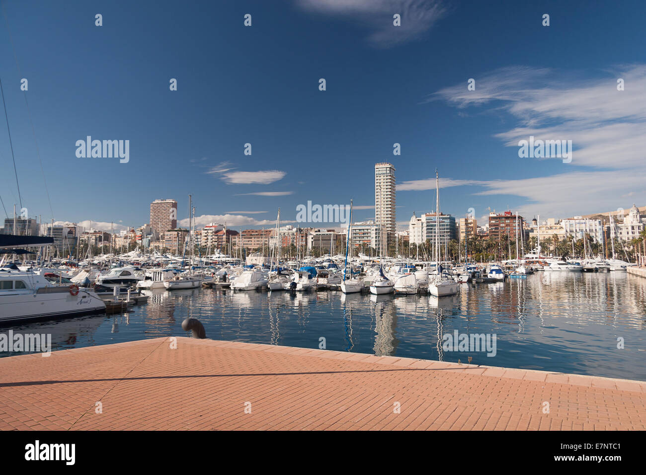 Harbour of Alicante, Spain Stock Photo - Alamy