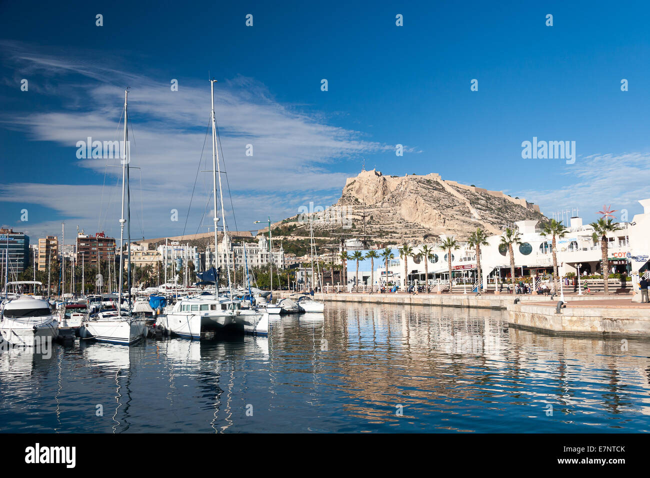 Harbour of Alicante, Spain Stock Photo - Alamy