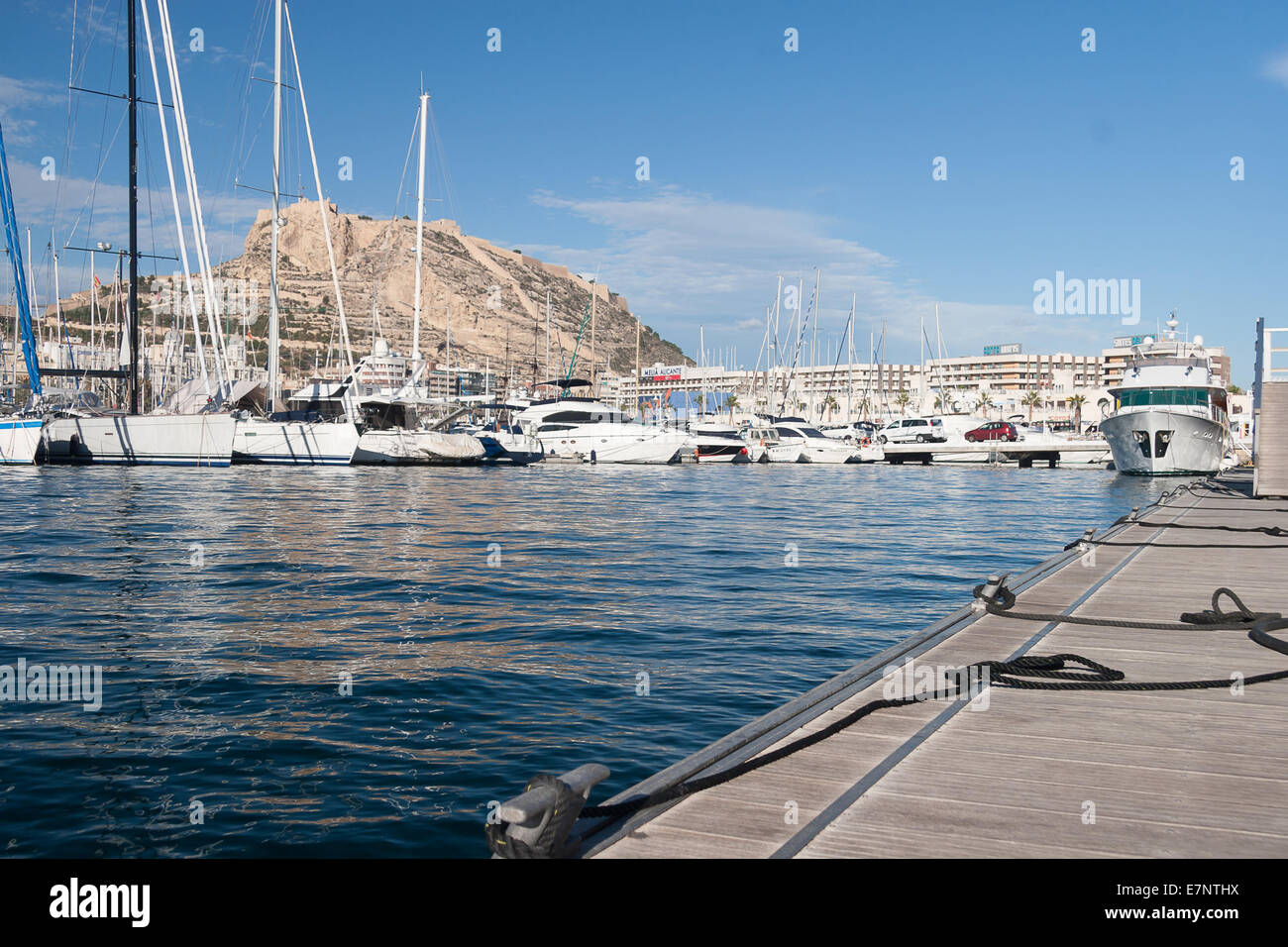 Harbour of Alicante, Spain Stock Photo - Alamy