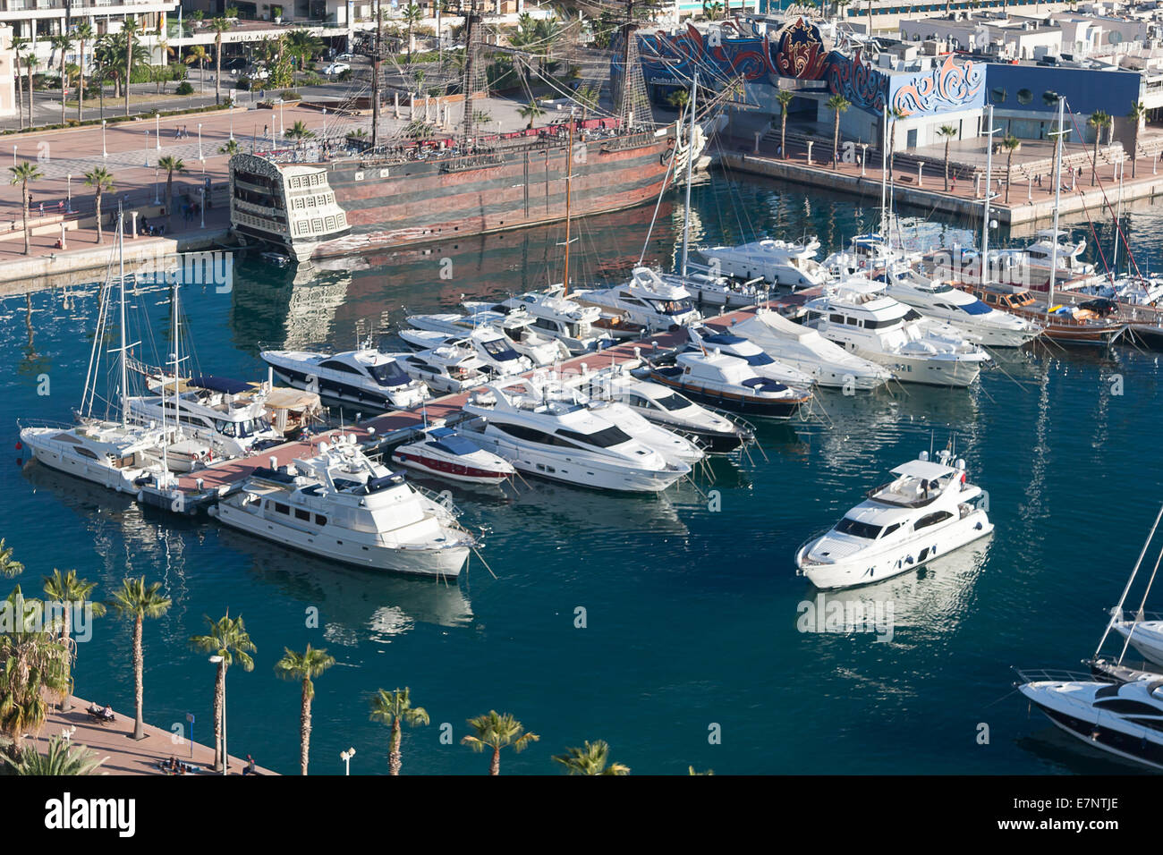 Harbour of Alicante, Spain Stock Photo - Alamy