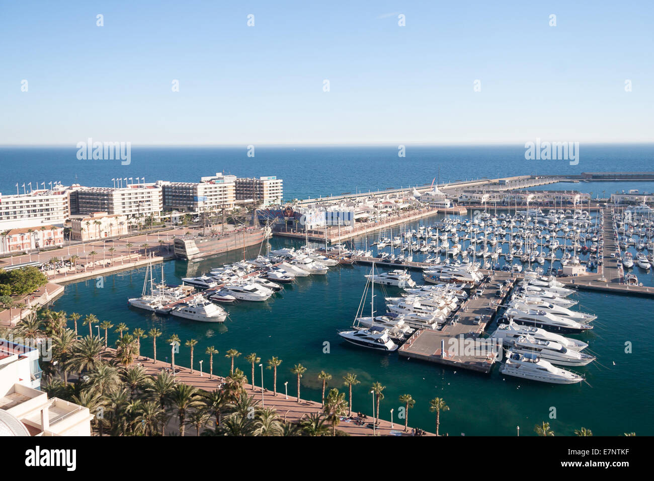 Harbour of Alicante, Spain Stock Photo - Alamy