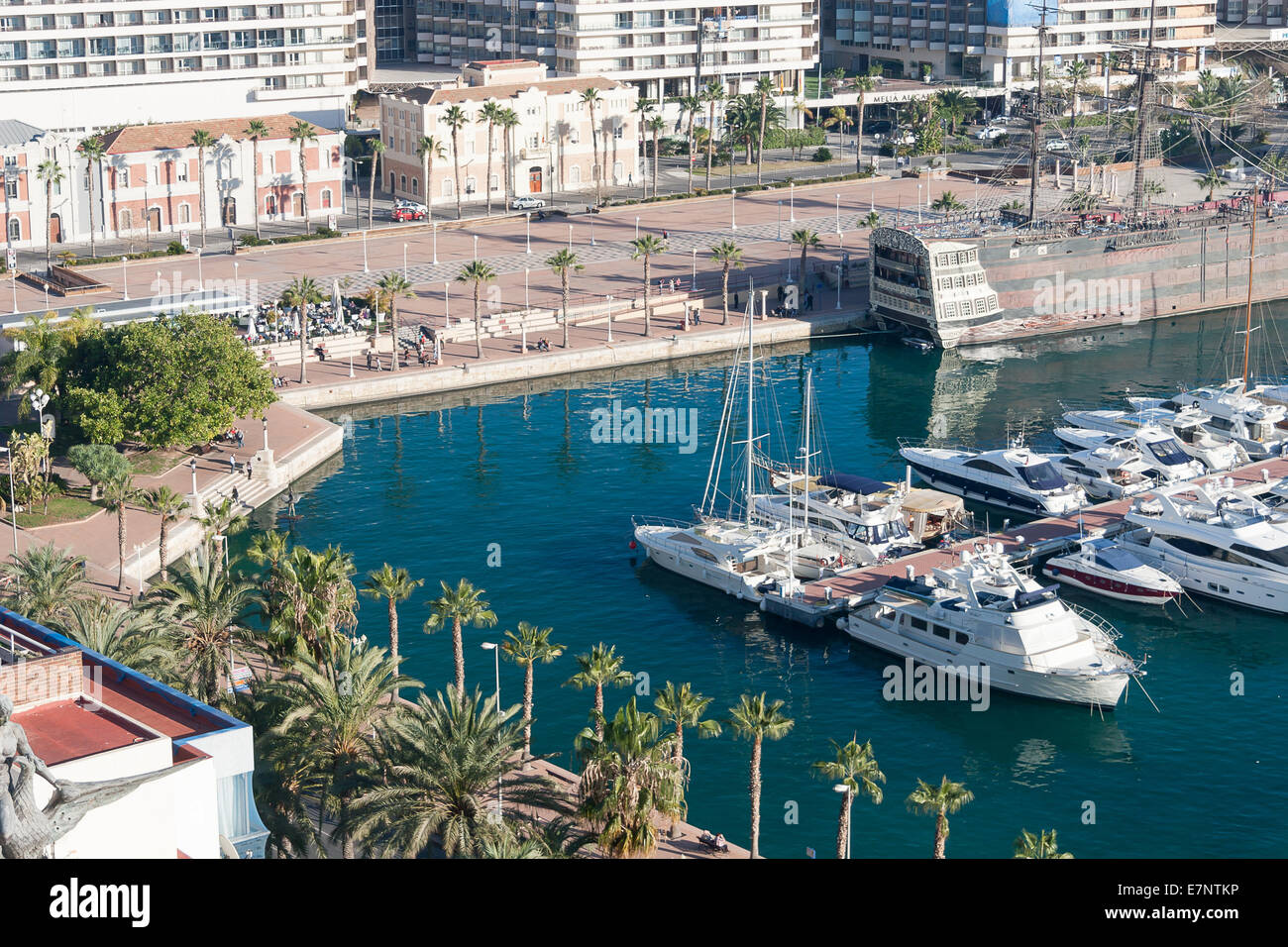Harbour of Alicante, Spain Stock Photo - Alamy