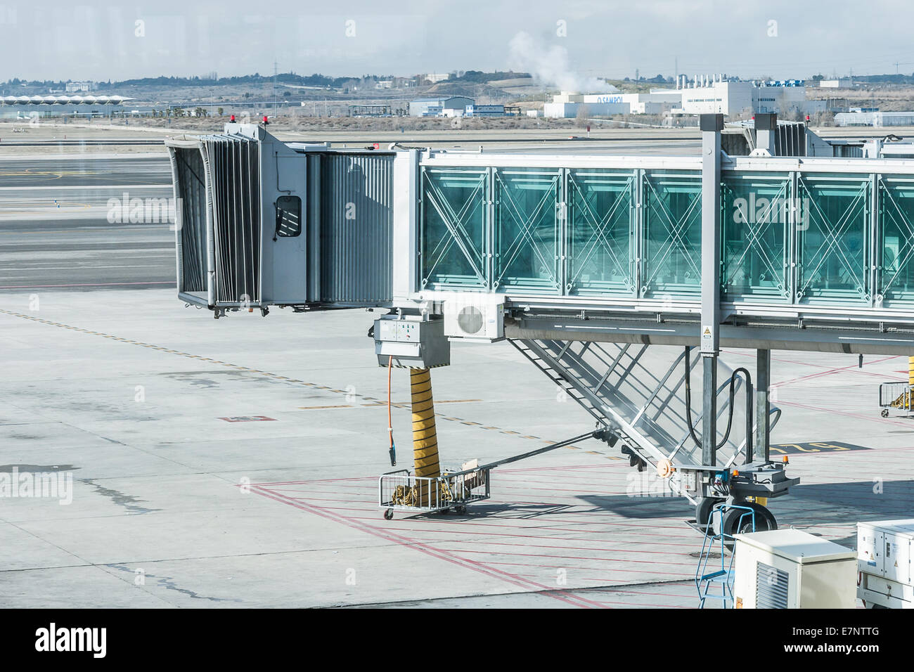 Modern Jet bridge Stock Photo - Alamy