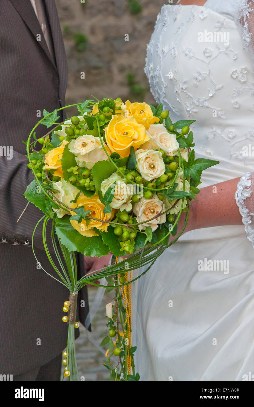 Bavaria, Germany, flowers, wedding, marriage, marry, bridal bunch ...