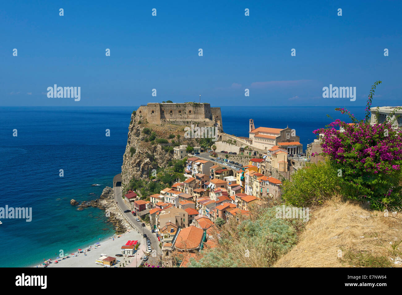 Italy, Europe, Calabria, outside, day, nobody, Scilla, Costa viola ...