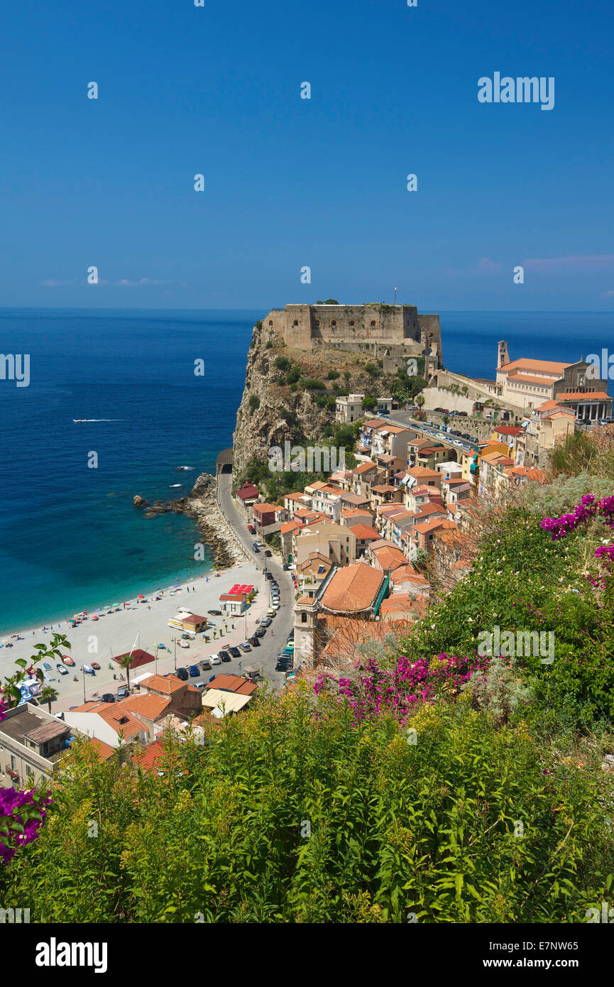 Italy, Europe, Calabria, outside, day, nobody, Scilla, Costa viola ...
