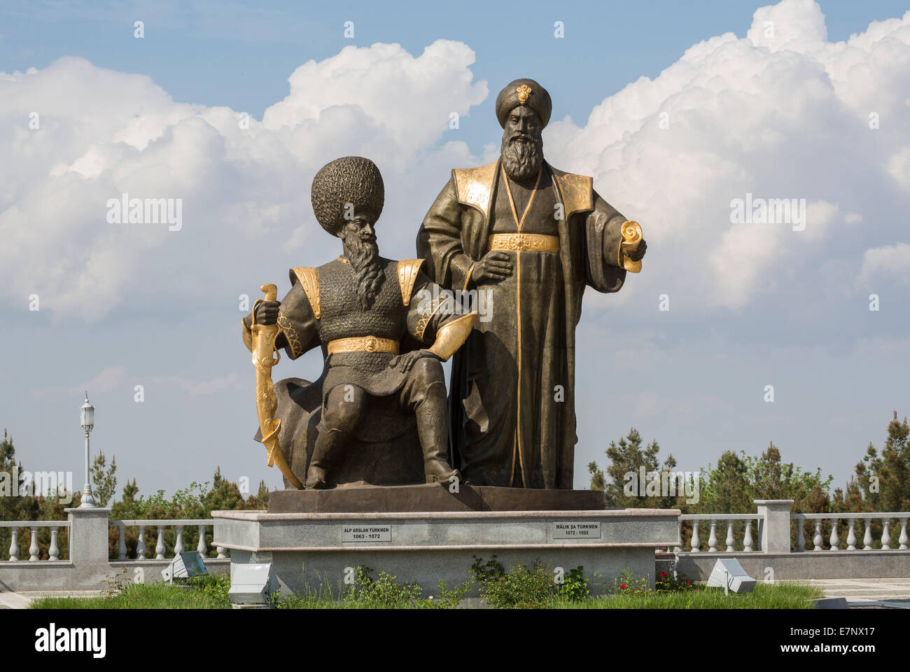Turkmenistan Ashgabat Statues Ashgabat Independence High Resolution ...