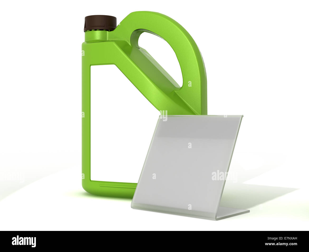 Gasoline jerrican on a white background Stock Photo - Alamy