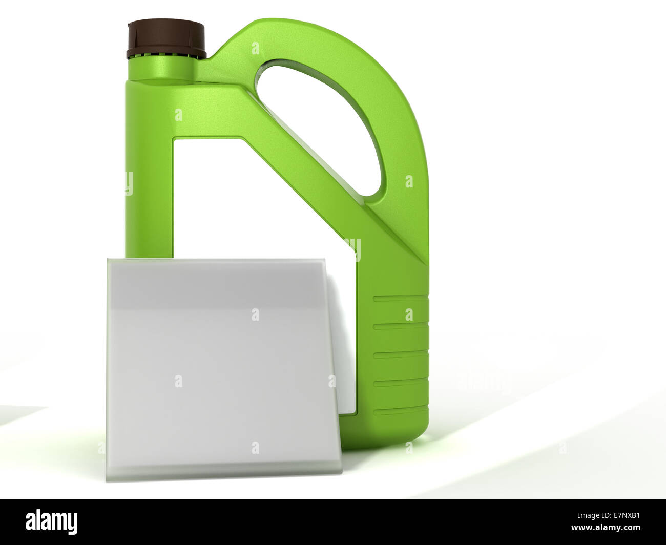 Gasoline jerrican on a white background Stock Photo - Alamy