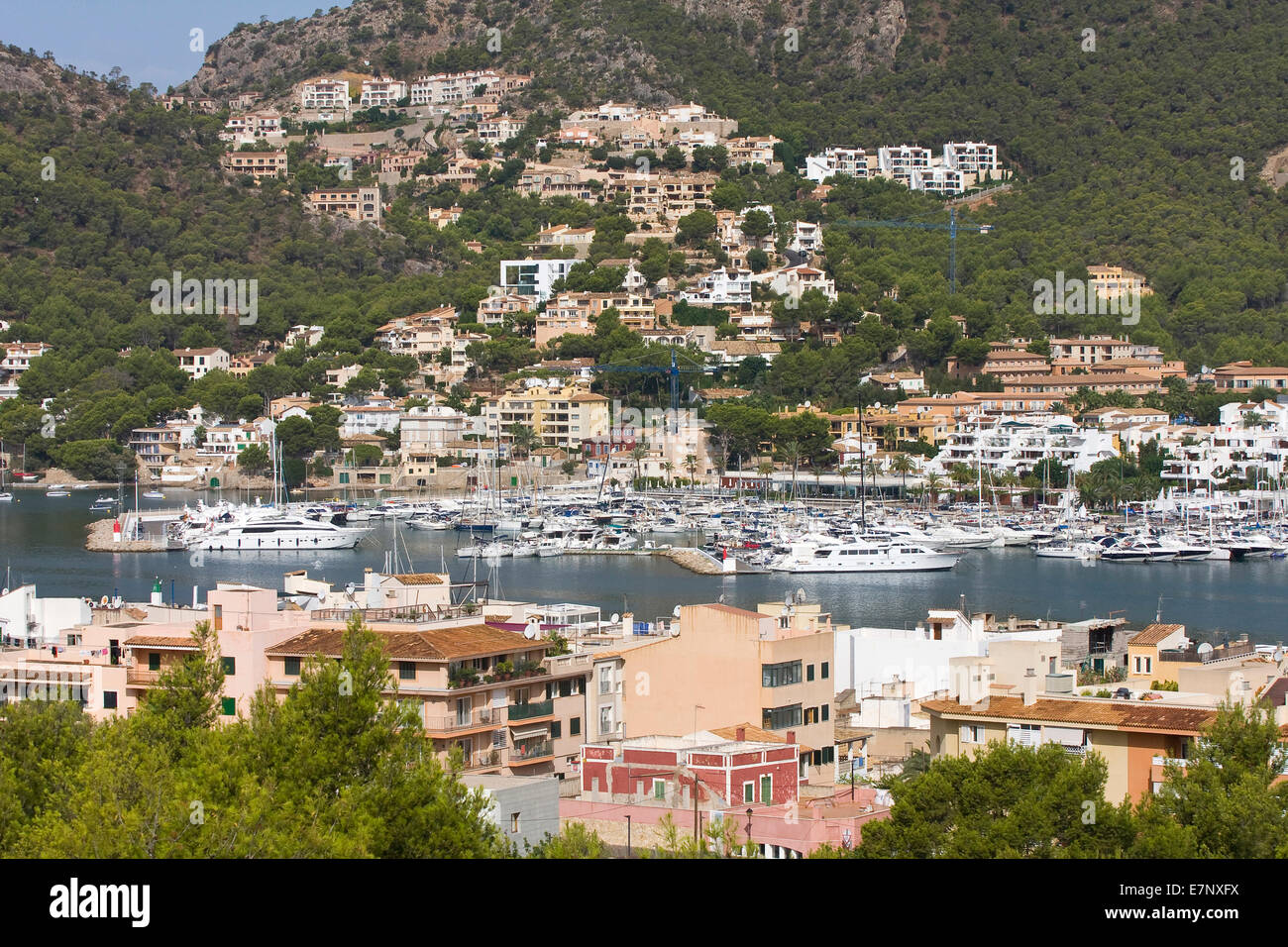 Andratx, boats, boat, outside, building, construction, body of water ...
