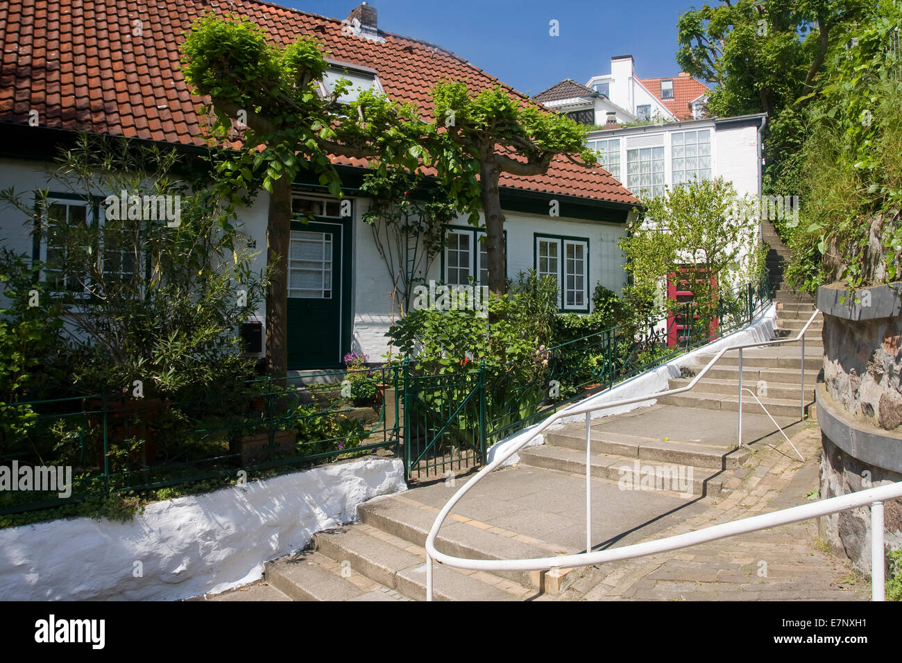 Buildings, Blankenese, FRG, federal republic, Germany, outside ...