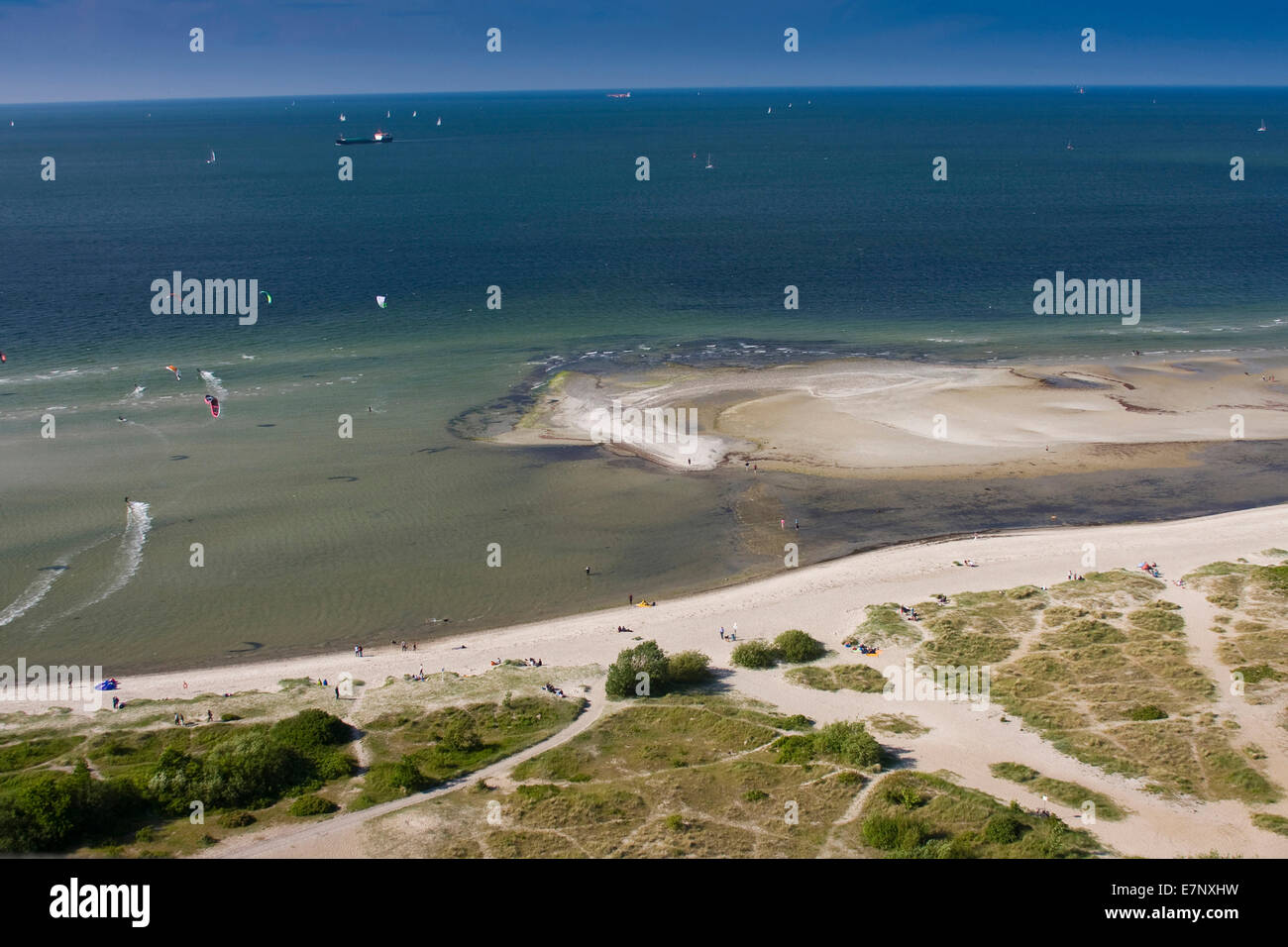 View, look, federal republic, Germany, Europe, Förde, body of water ...