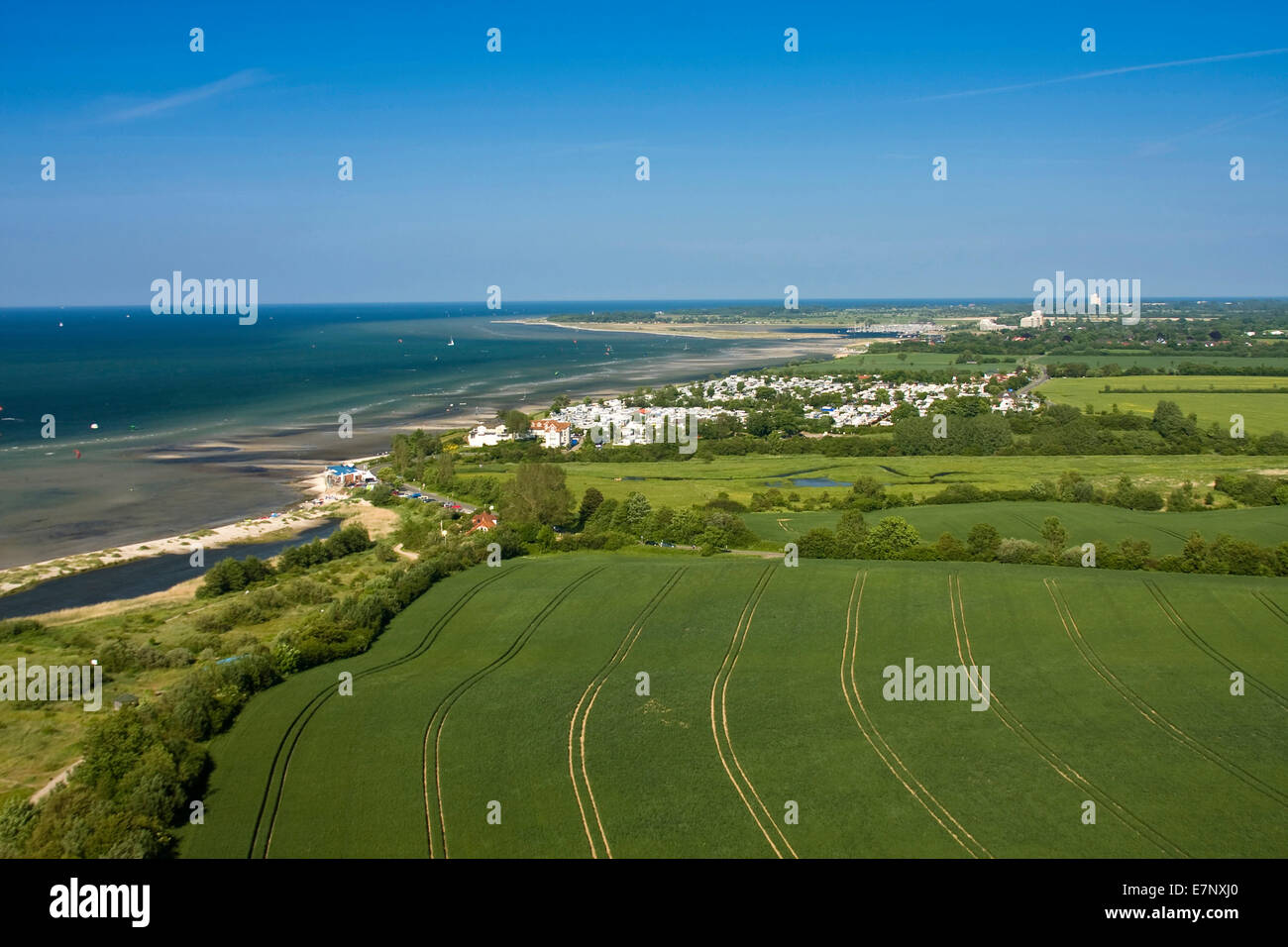 View, look, federal republic, Germany, Europe, Förde, body of water ...