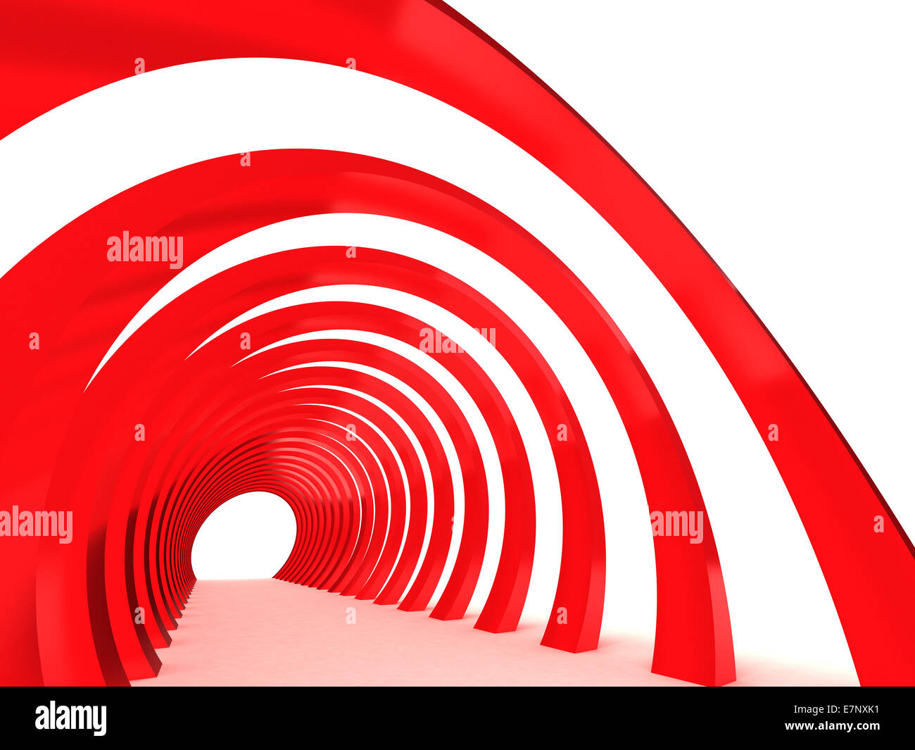White color tunnel hi-res stock photography and images - Alamy