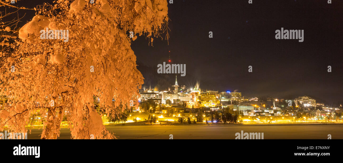 St moritz night hi-res stock photography and images - Alamy