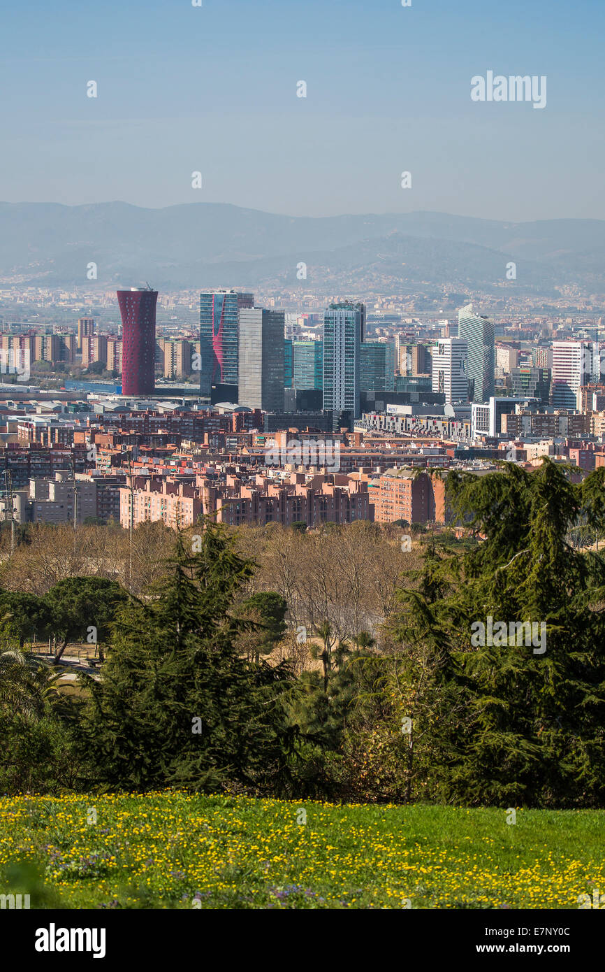 Hospitalet city skyline hi-res stock photography and images - Alamy