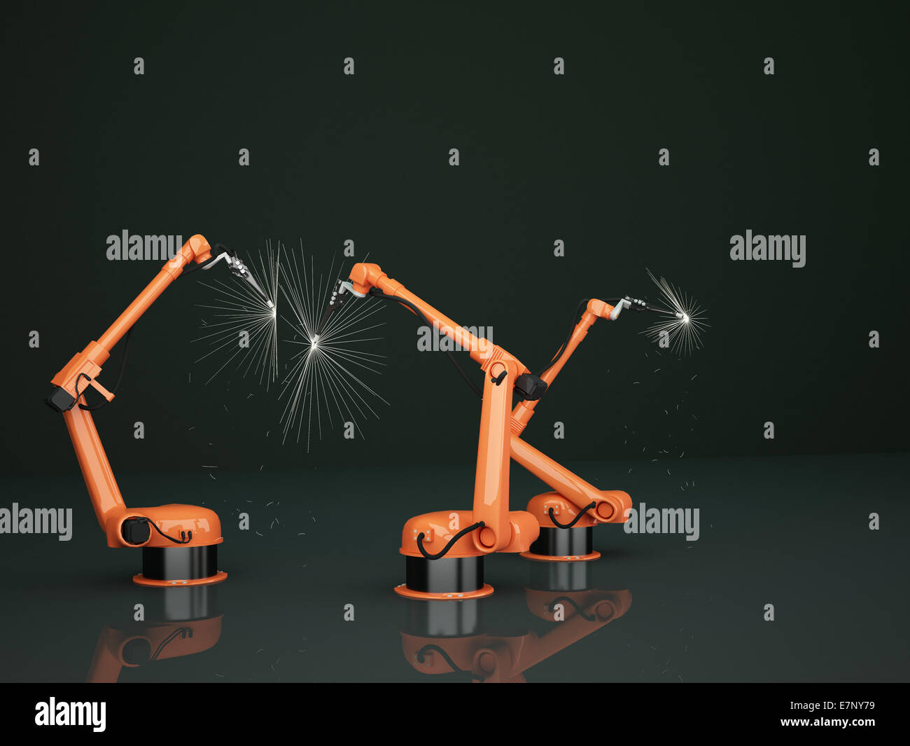 Industrial Robotic Arms Stock Photo - Alamy