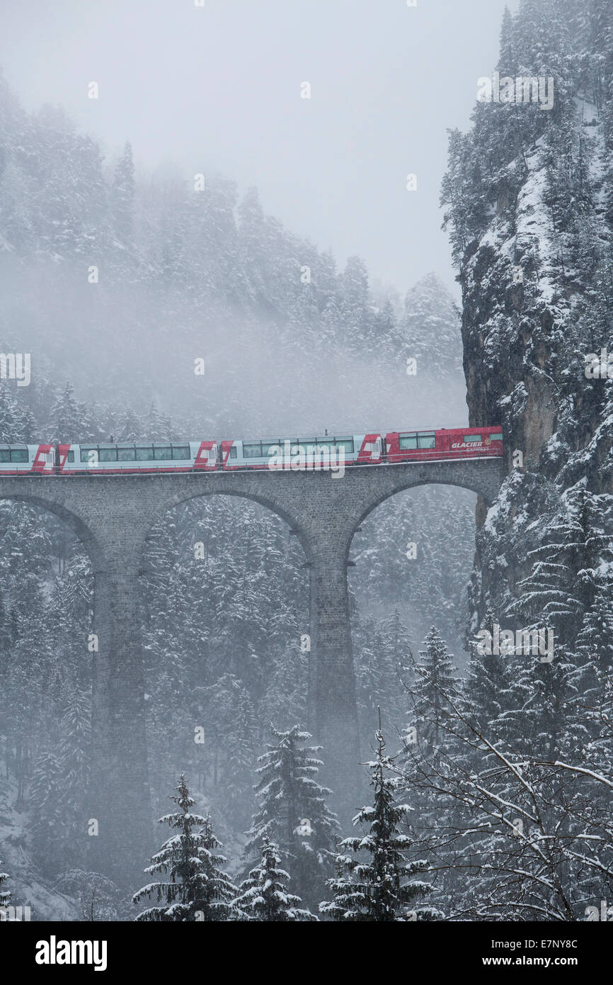 Glacier express switzerland bridge hi-res stock photography and images ...