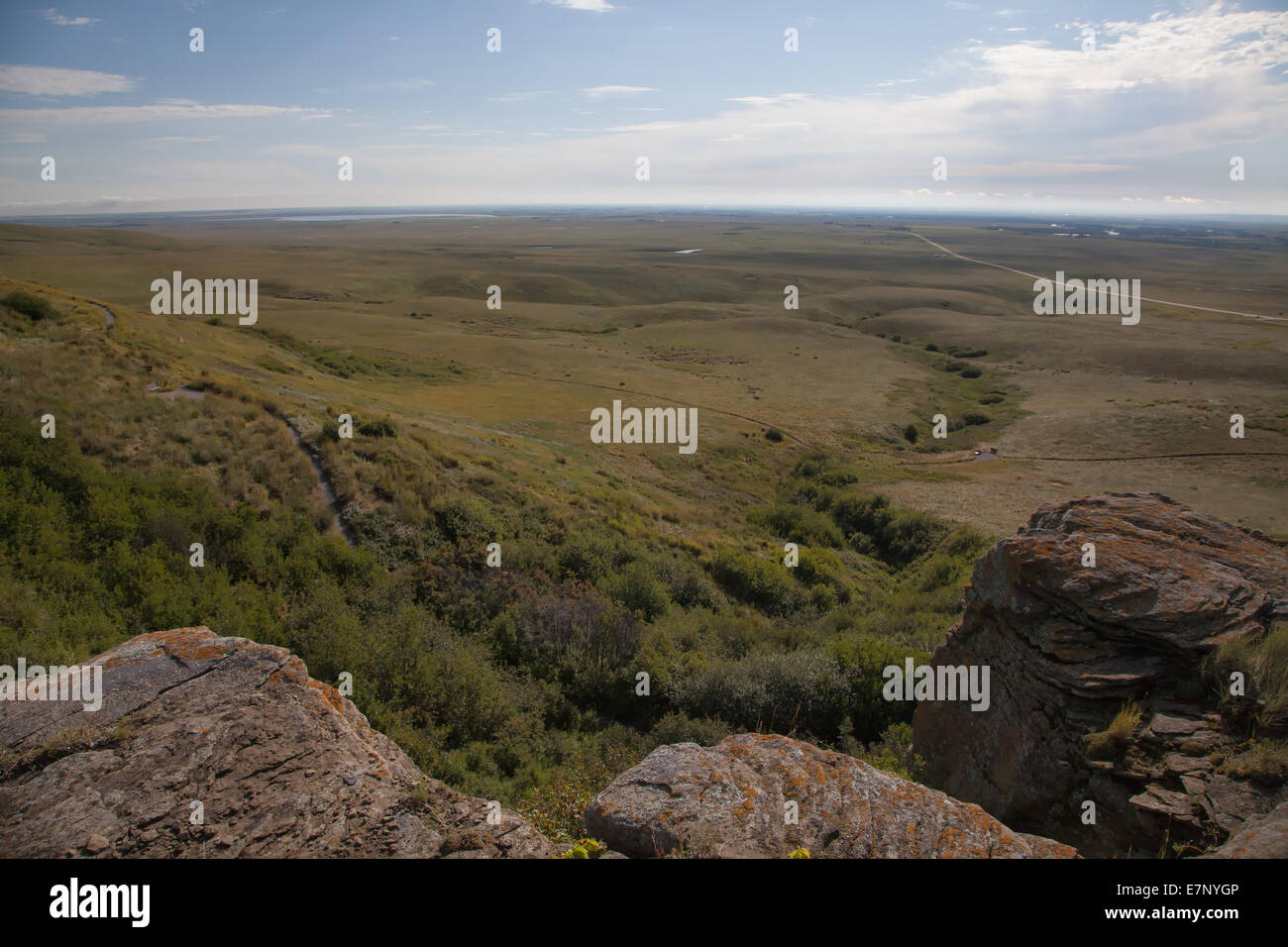 Alberta, USA, United States, North America, America, rock, cliff, First ...