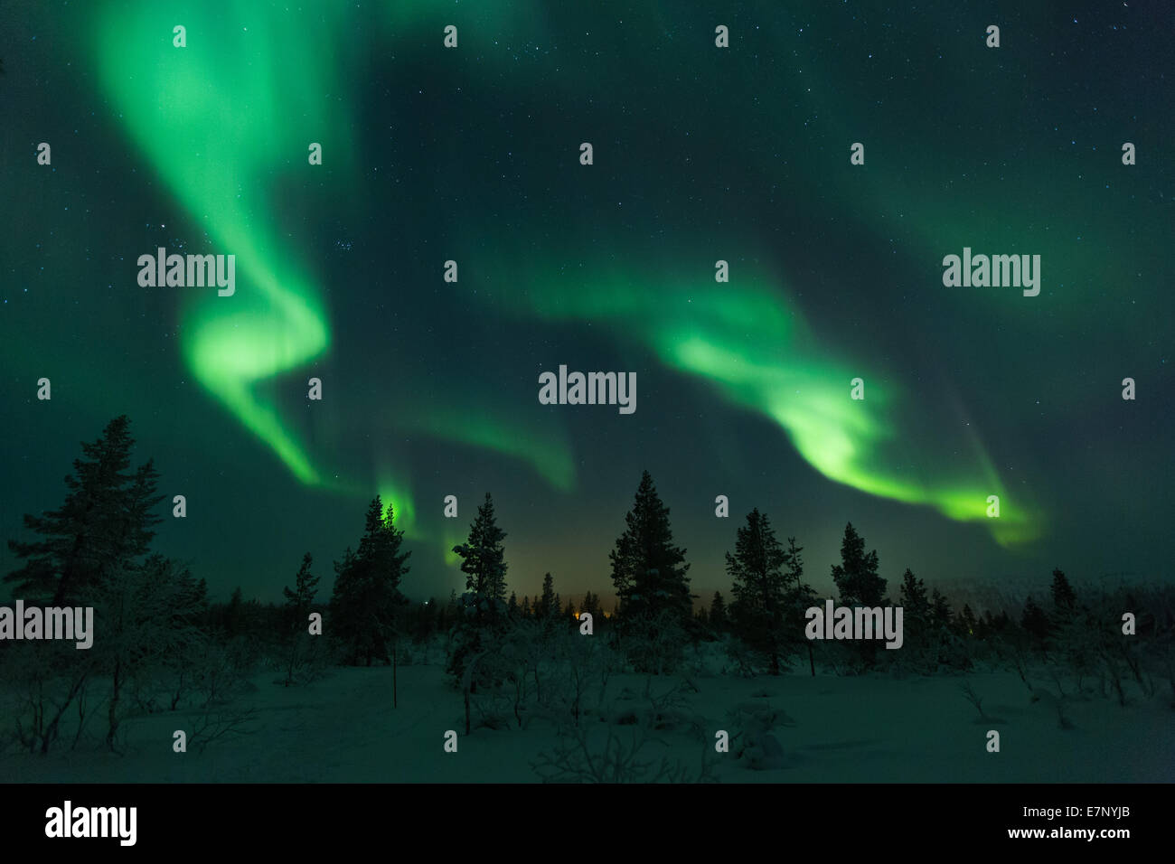 Finland Scenery Northern Lights