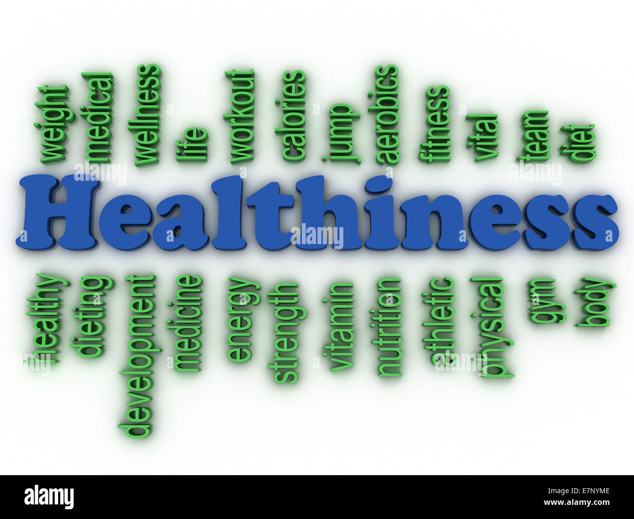 3d imagen Healthiness concept word cloud background Stock Photo - Alamy